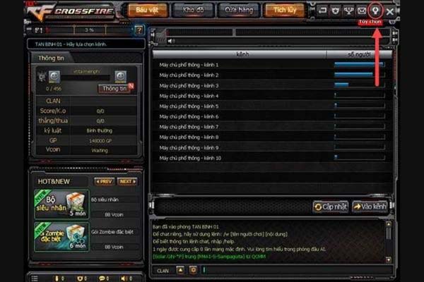 Cấu hình chơi CF Đột kích tối thiểu, mượt, max setting